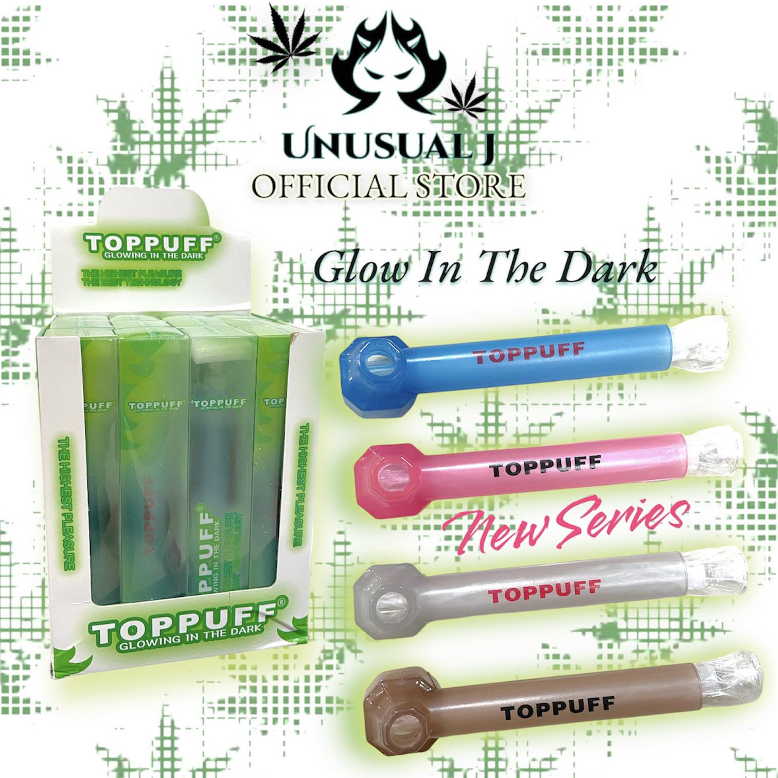 New Series Toppuff Topping Glow In The Dark – Unusual J Bong