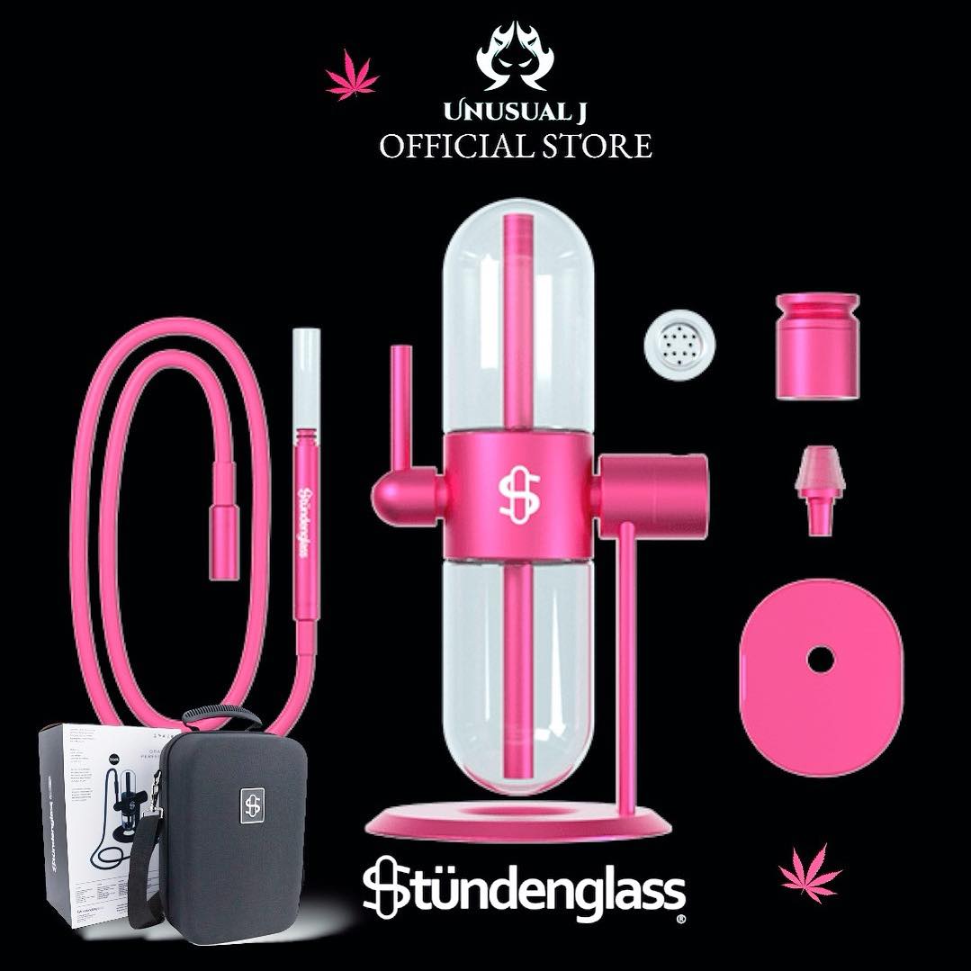 Ready Stock Small STÜNDENGLASS KOMPACT GRAVITY INFUSER PINK GRAVITY HOOKAH – Unusual J Bong