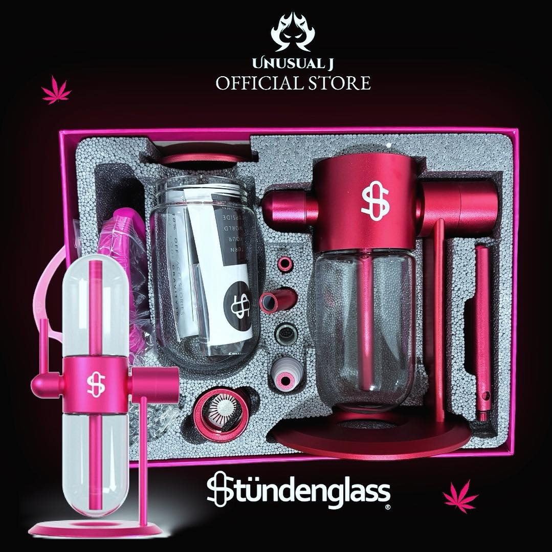 Ready Stock Big STÜNDENGLASS GRAVITY INFUSER Pink GRAVITY HOOKAH – Unusual J Bong