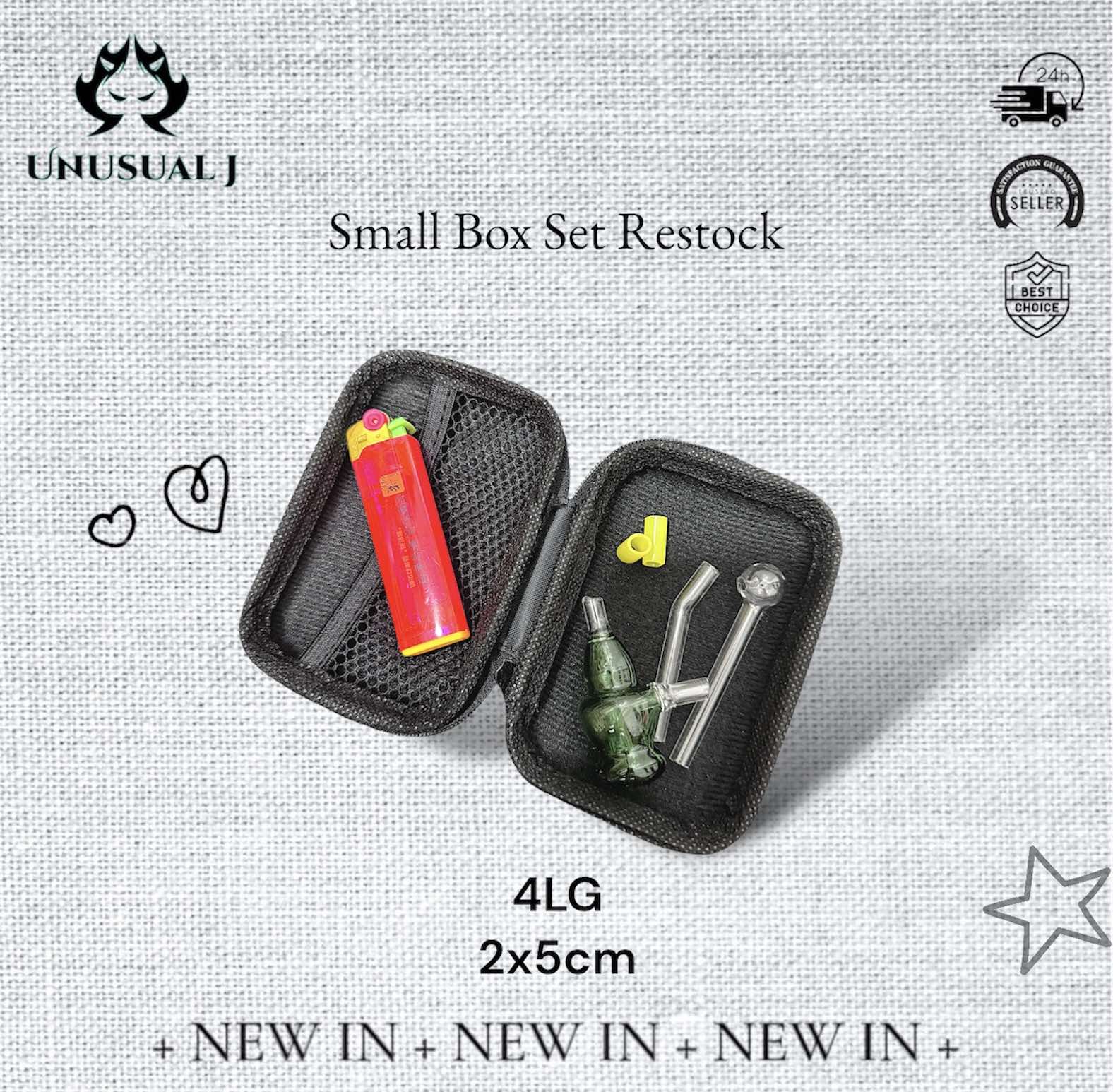 PouchBag SET 4LG Glass Set – Unusual J Bong