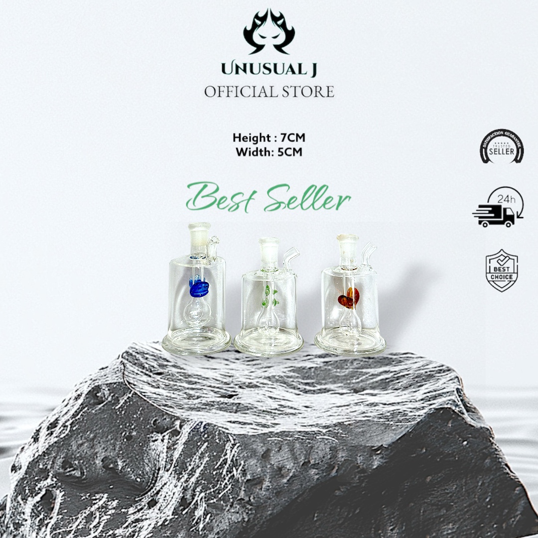 7cm Best Seller Cylinder inner flower Bottle Set – Unusual J Bong